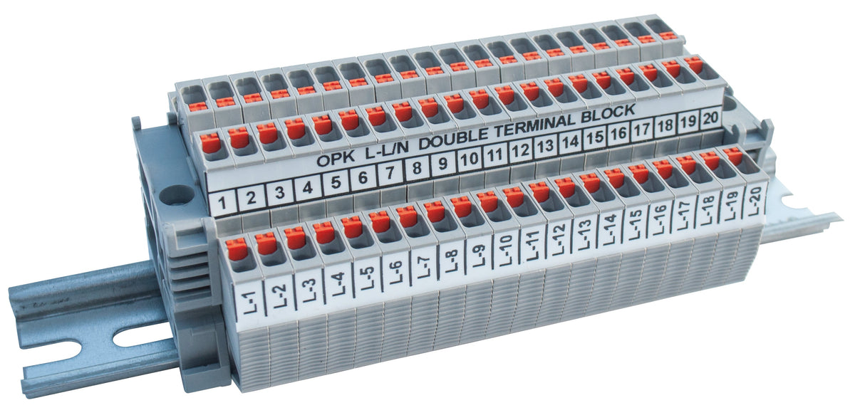 Onka MRK Screw Terminal, OPK Push Fit Terminals For DIN Rail & Control ...