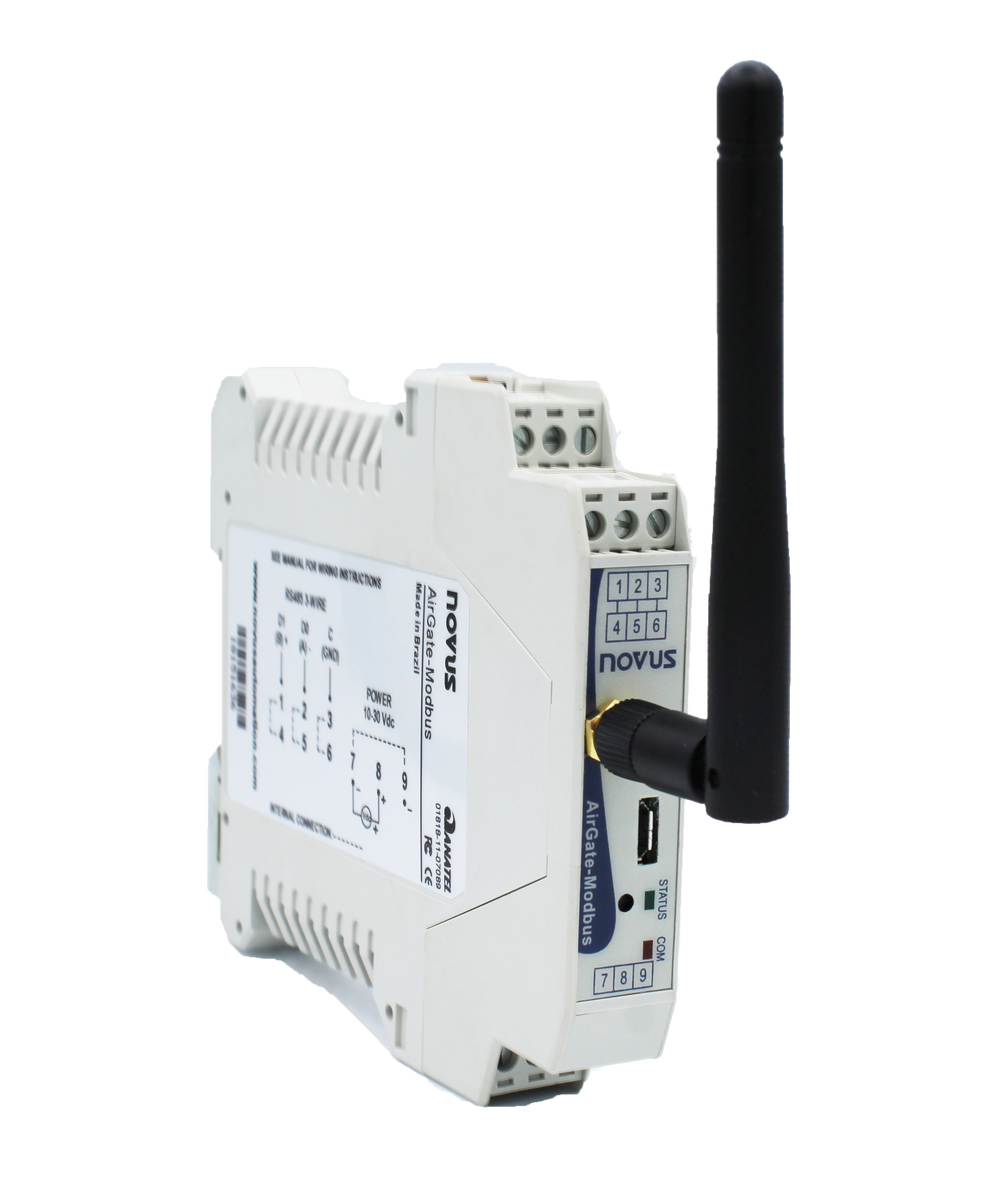 Novus AirGate Wireless Modbus Gateway – Production Automation