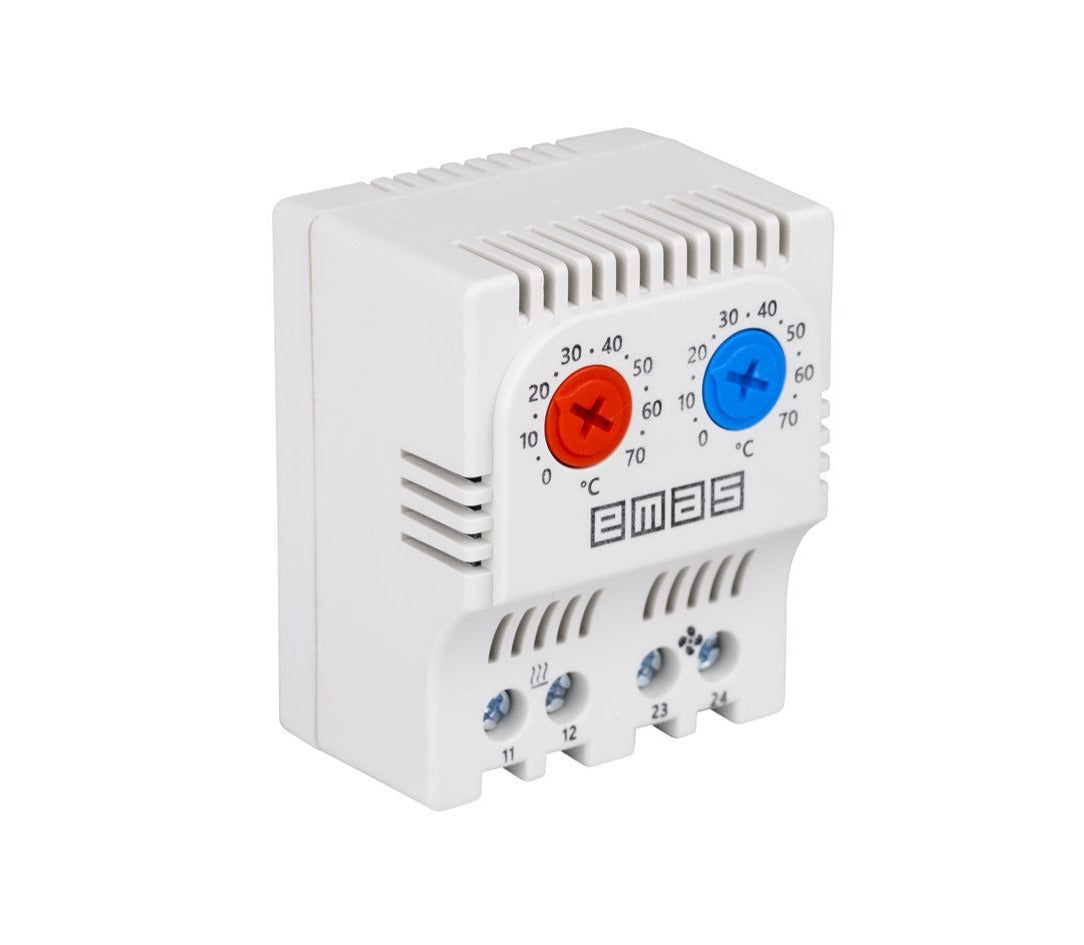 Double Panel Thermostat Heat & Cool 240V 10A (1 NO+1 NC) | UK Stock ...