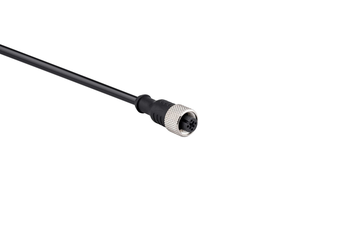 M12 4 Pin Sensor Cable Female Socket IP65 (5M PVC) | UK Stock ...