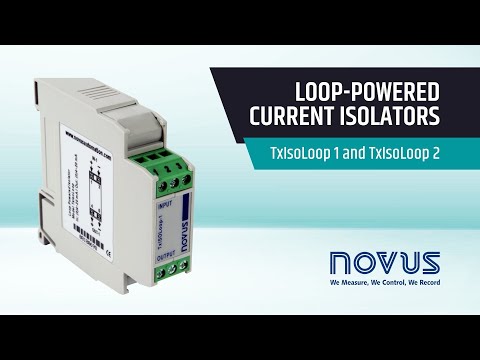 4-20mA Loop Powered Signal Isolator | Novus TxIsoLoop | UK Stock ...